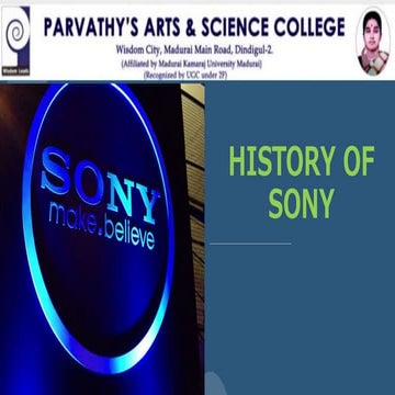 (84)sony history ppt ah authors | PPT