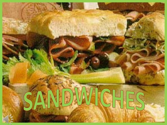 Classifications of Sandwiches | PPTX
