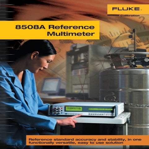 8508 a reference multimeter brochure | PDF