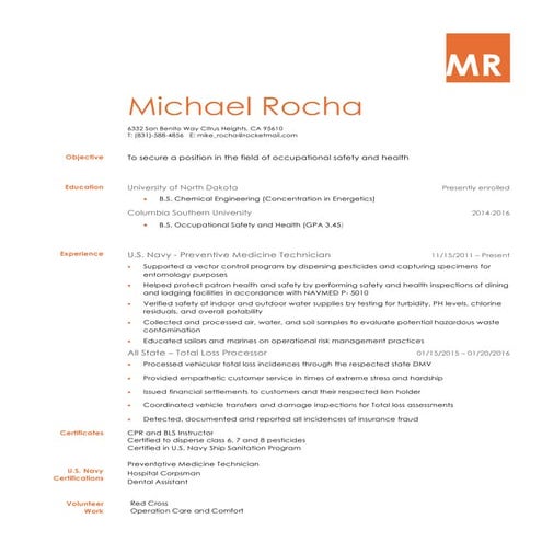 Huffman Updated Resume 2017 | PDF