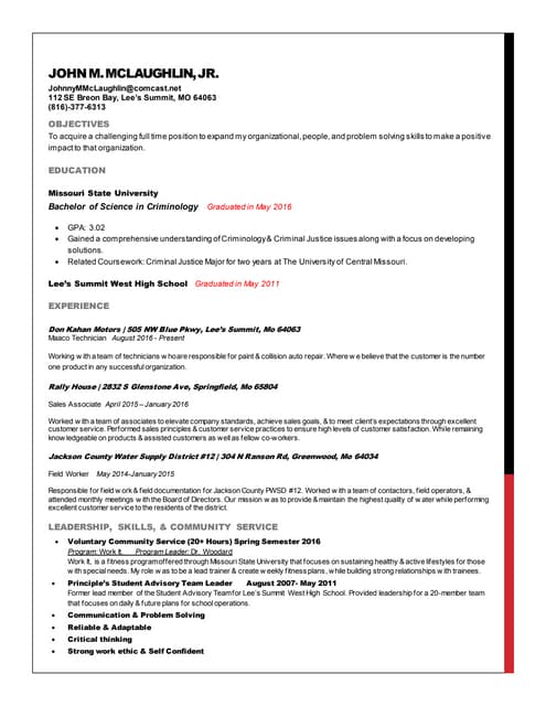 Michael Henry - Resume - 2-24-2016 | PDF