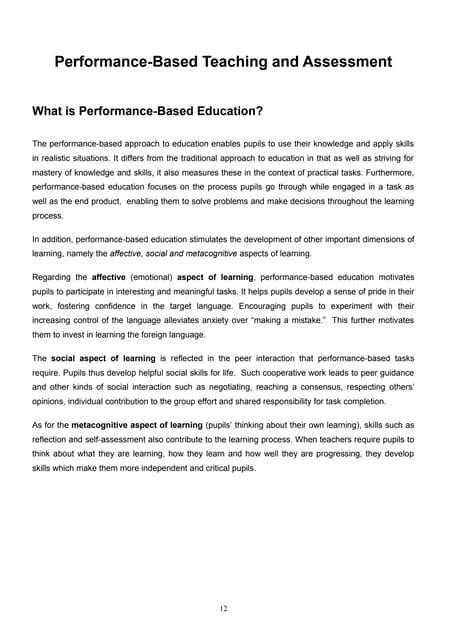 Chapter 5 product-oriented performance-based assessment | PPTX