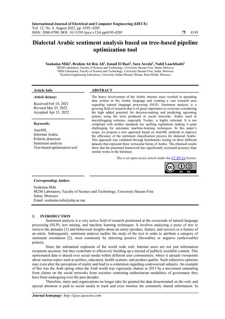 Indonesian multilabel classification using IndoBERT embedding and MBERT classification | PDF