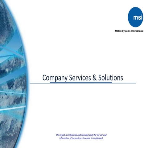 MSI Company | PPT