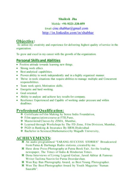 Dipesh-Rajbhar (CV) | PDF