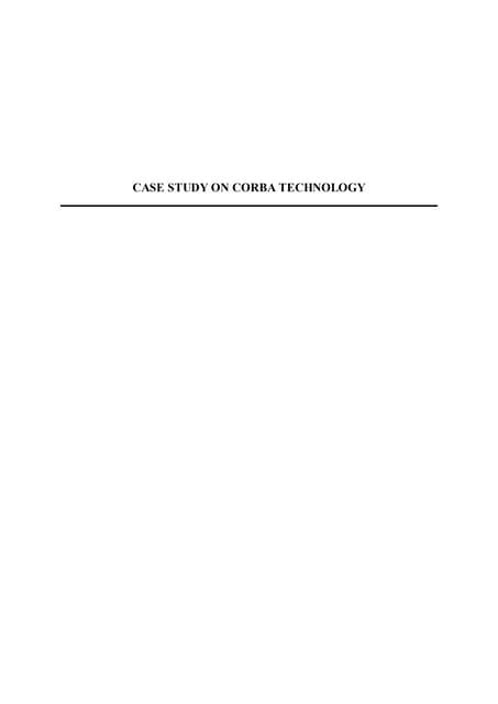 Common Object Request Broker Architecture Ppt 3845