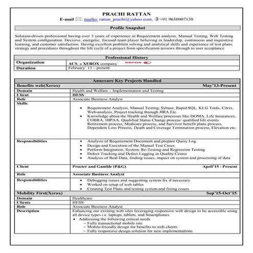 Resume_Prachi_Rattan_2016 | PDF | Free Download
