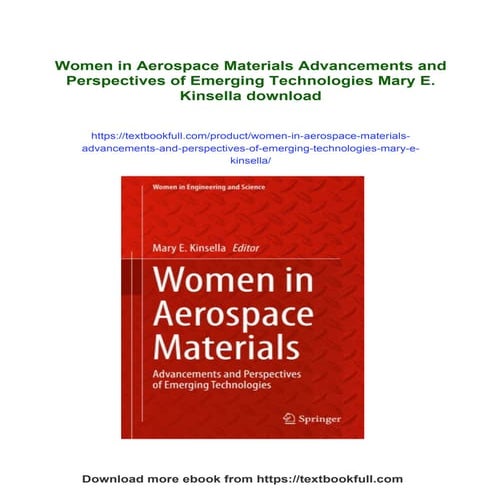 Women in Aerospace Materials Advancements and Perspectives of Emerging ...