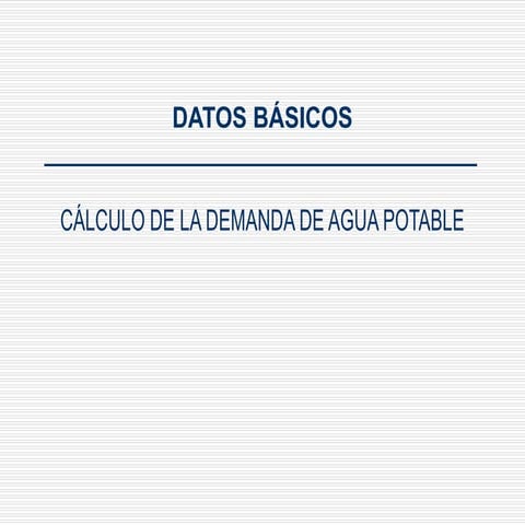 calculo de demanda | PPT