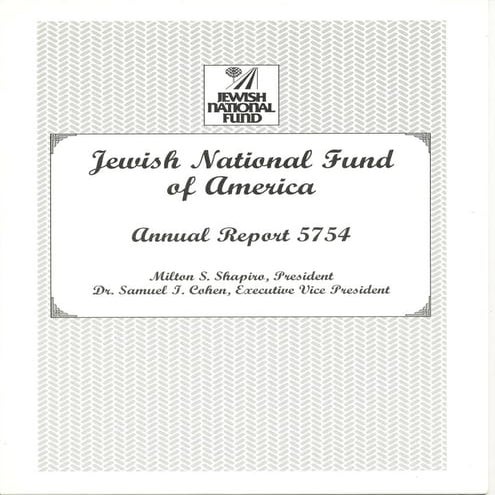JNF Annual Report | PDF