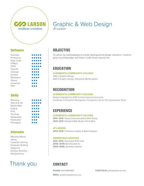 Motion Graphics animator & Visual Effects resume (1) | PDF