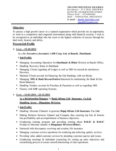 SOMA SEN Resume | PDF