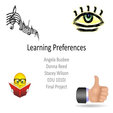 Auditory Learning Style Project | PPTX | Education