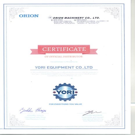 Distributor Certificate | PDF