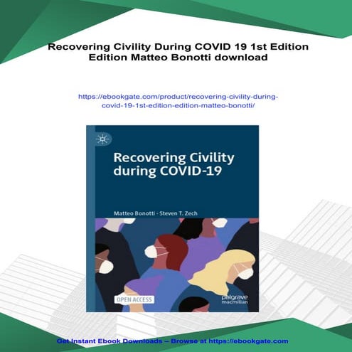 Recovering Civility During COVID 19 1st Edition Edition Matteo Bonotti ...