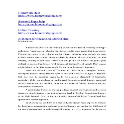 85795682 19800479-case-study-fracture-1 | DOC