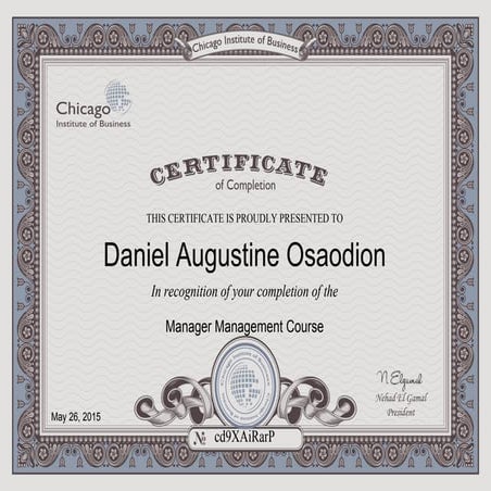 Manager_Management_Certificate[1] | PDF