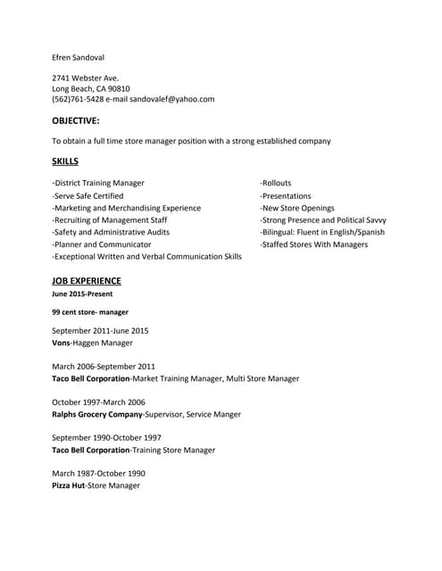 Sheila's NEW resume | PDF