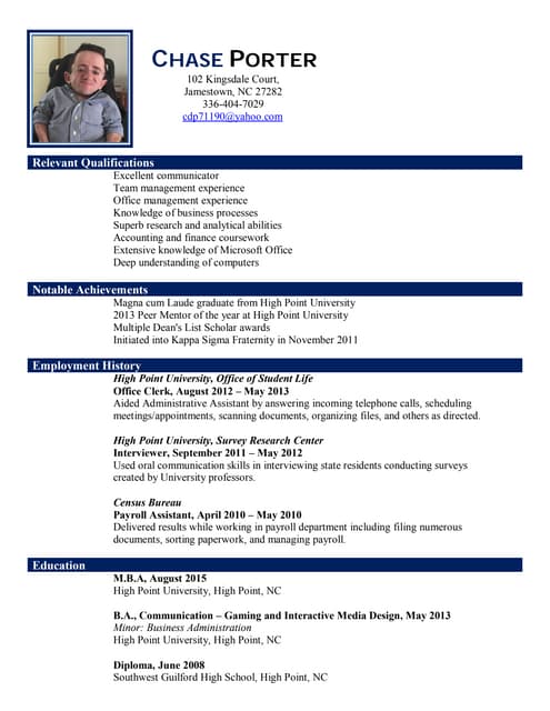 Douglas Tussing Resume | DOCX