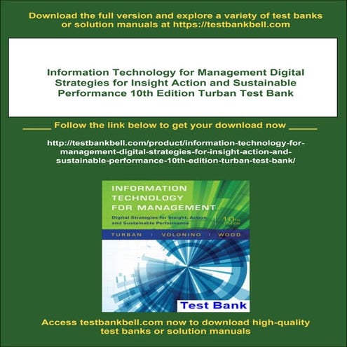 Information Technology for Management Digital Strategies for Insight ...