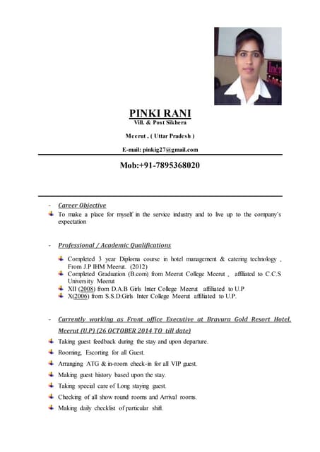 RESUME YOGENDRA. | PDF