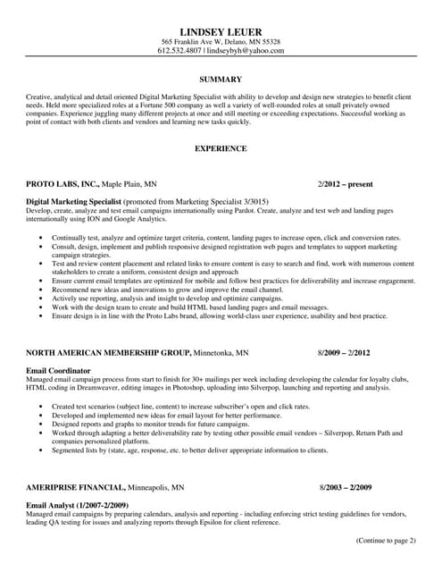 Jeannie Holmes Resume | PPT