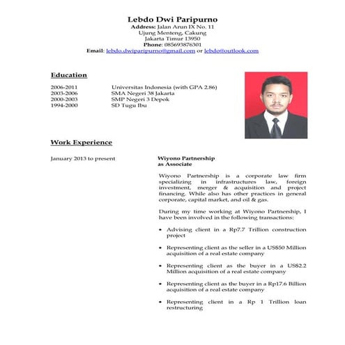 CV-Lebdo | PDF