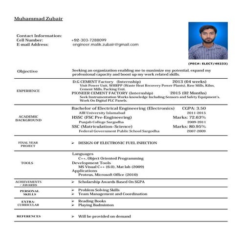 talha CV | DOC