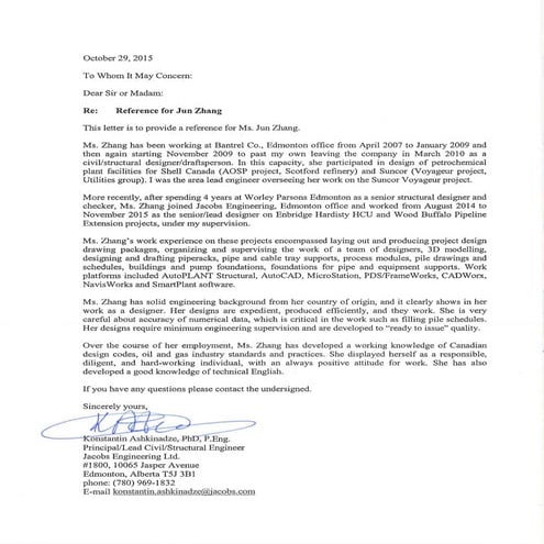 Jun's Reference letter by Konstantin | PDF