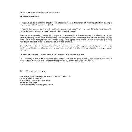 Letter of reference | PDF