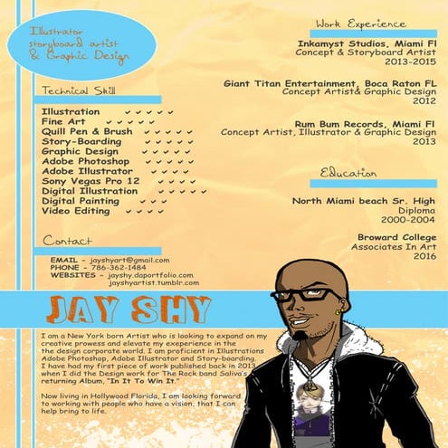 Jay Shy Artist RESUME | PDF