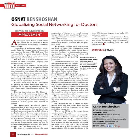 Pharmavoice OsnatBensshoshan-article | PDF
