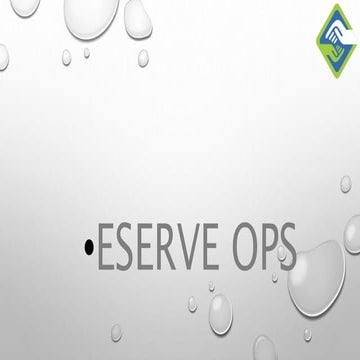 ESERVE OPS LInkdlnpptx | PPT