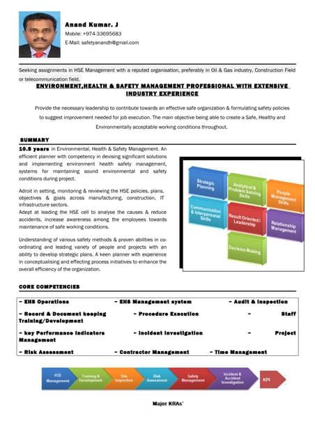 HSE Manager CV | PDF