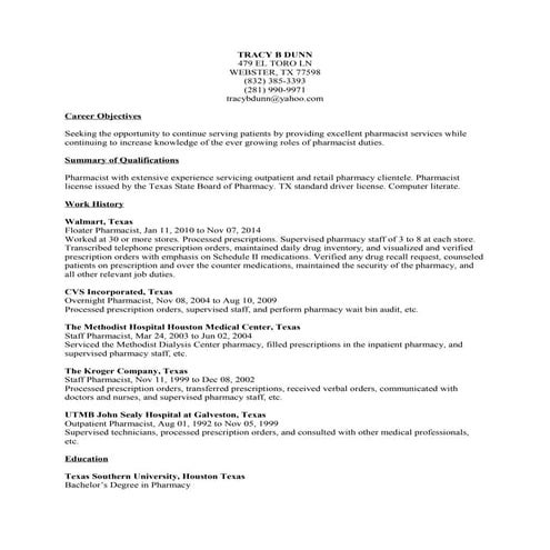 updated resume | RTF