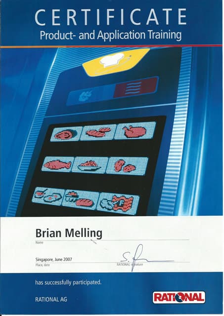 RATIONAL Chef Training | PDF