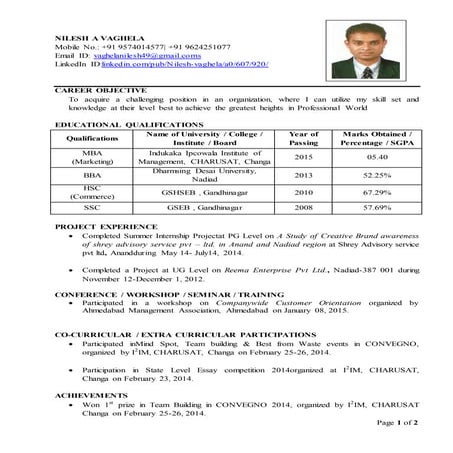 Anitha General Resume | DOCX