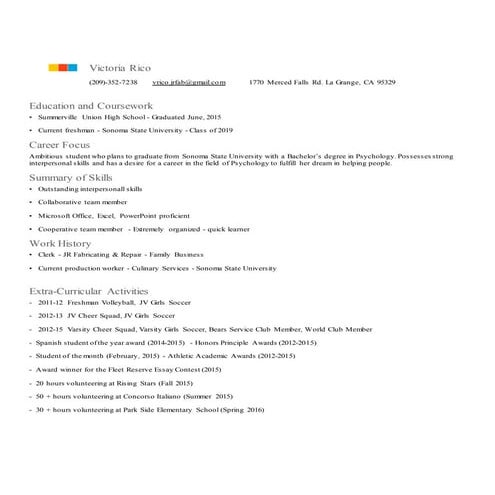Resume Final | RTF