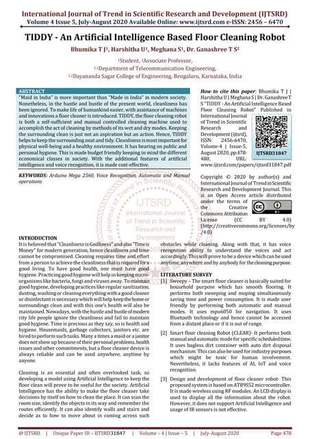 WET BOT (Cleaning Robot) | PDF