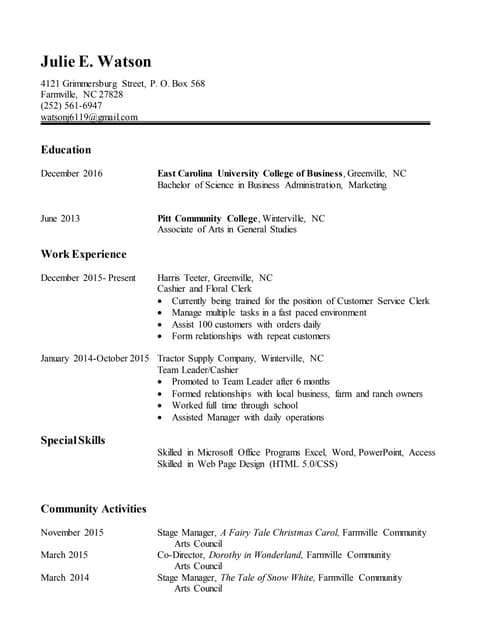 Shelby Privett Resume | DOC