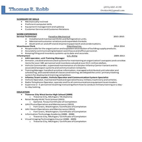 Blue resume | DOCX