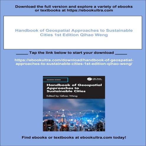 Handbook of Geospatial Approaches to Sustainable Cities 1st Edition ...