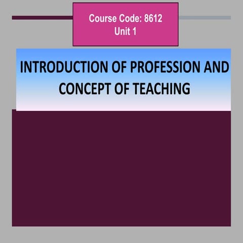 8612 (U1)new.pptx | Professional School | Postgraduate Education