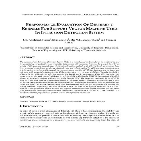 Performance Evaluation Of Different Kernels For Support Vector Machine