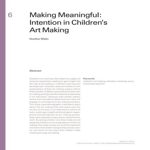 Making Meaningful: | PDF