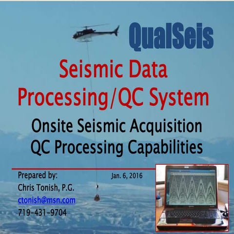Tonish_QualSeis QC Processing_ver5 | PDF