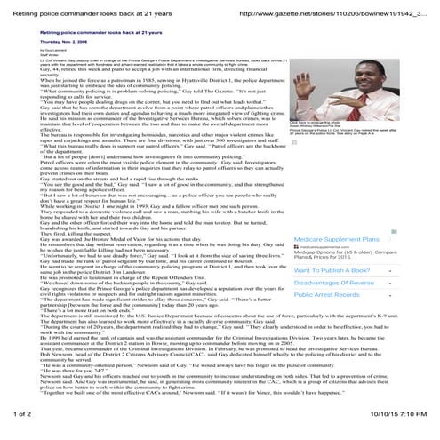 Retiring police commander looks back at 21 years | PDF