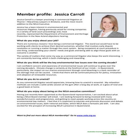NELA - Member Profile | PDF