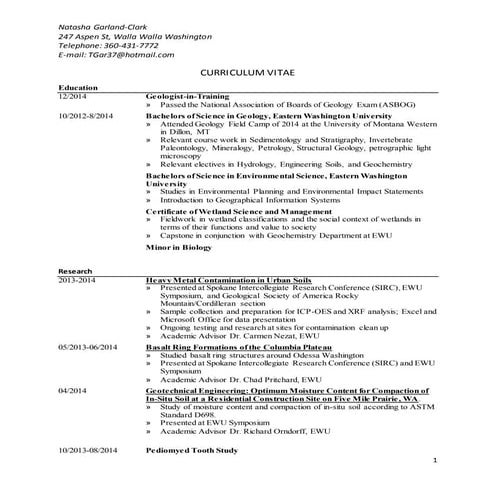 Sundberg cv and resume 06.13.2018