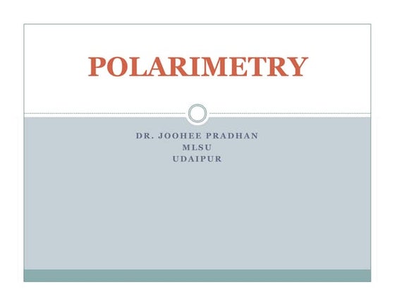 Polarimetry | PPT